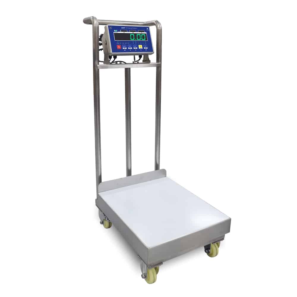 W61+ Stainless Steel Waterproof Trolley Scale - Smart electronic scales ...